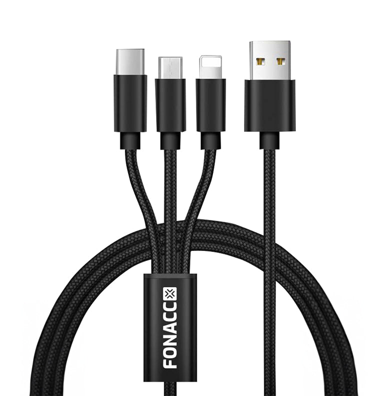 Buy Type-C 3-in-1 Charging Cable for Micro - Fonacc Fonacc Technologies ...
